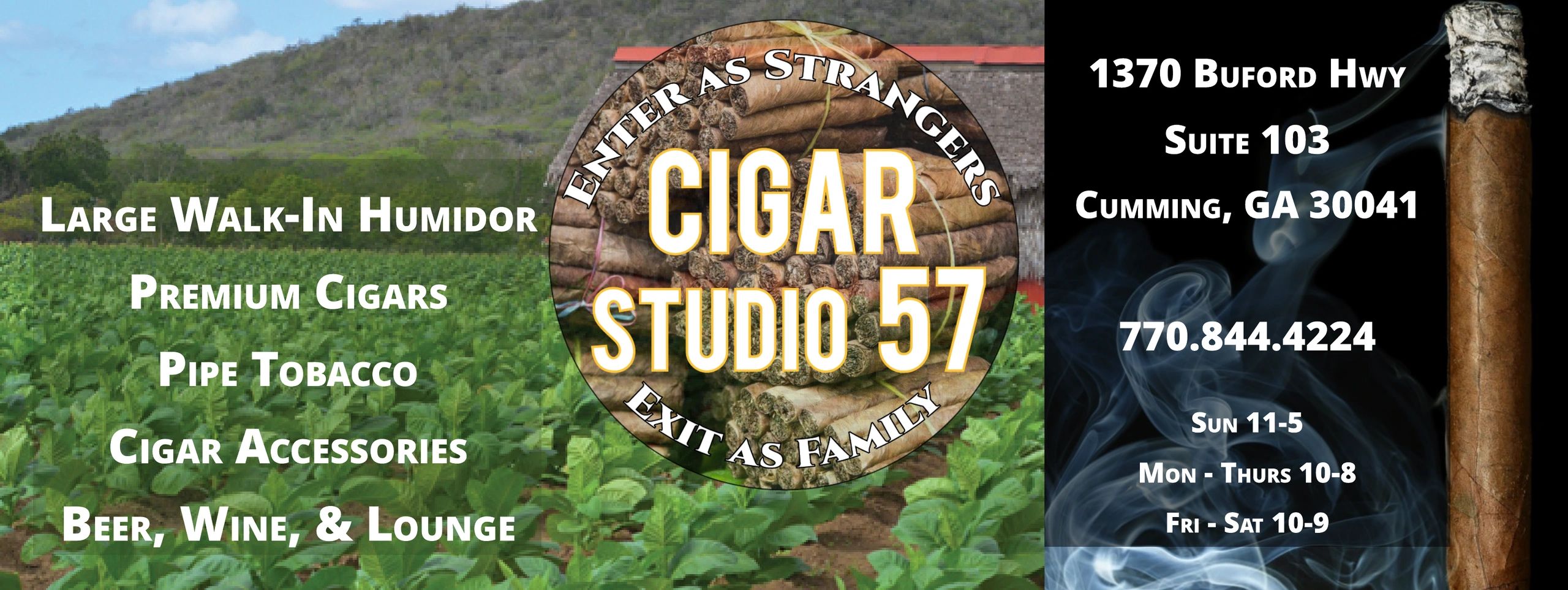 Premium Cigars at Cigar Studio 57 - Local Cigar Shop